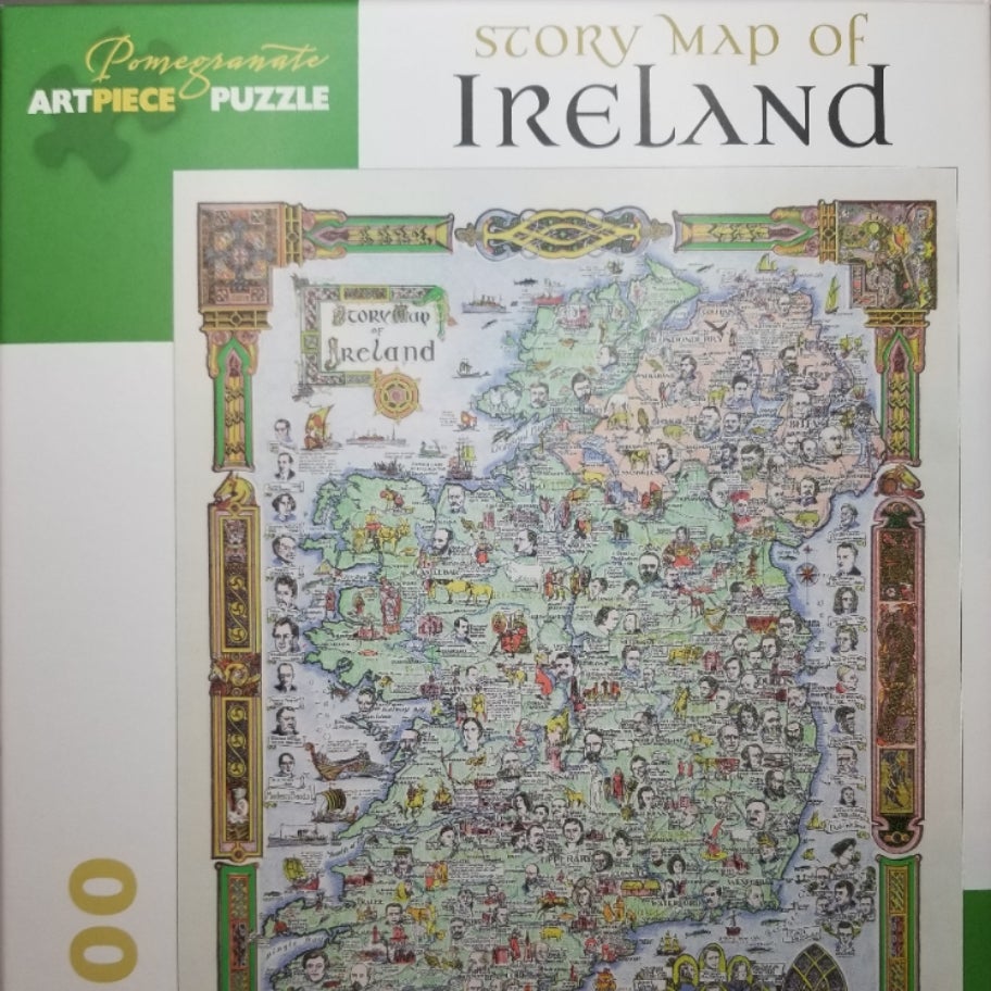 Pomegranate Story Map of Ireland Puzzle | Yesterday's Treasures